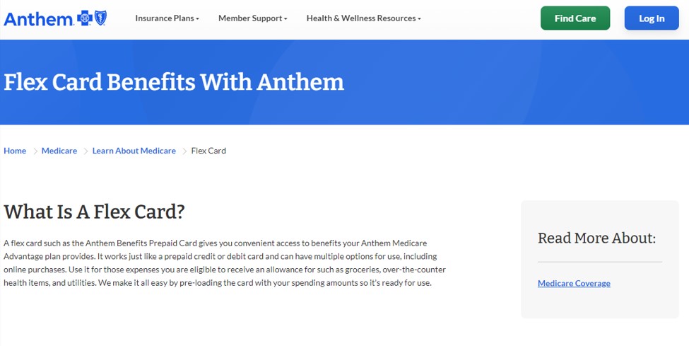 Anthem Benefits Prepaid Card: Card Balance and Usage - Yazkazan.net